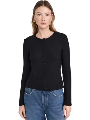 LESET Lauren Classic Cardigan - Black