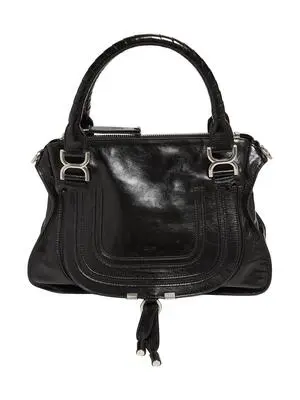 Chloé Marcie Medium Satchel Bag - Black