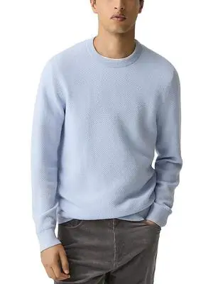 Theory Maden Textured Crewneck Sweater - Olympic