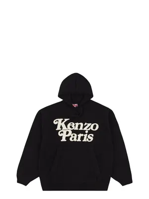 Kenzo X Verdy Intarsia-knit Hoodie - Black