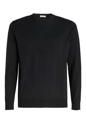 PAOLO PECORA Cotton Jumper - Black