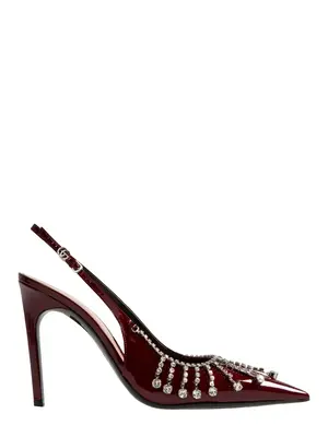 Gucci 105mm Guinevere Pumps - Red