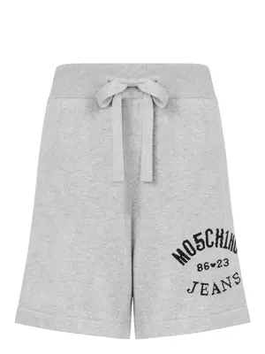 Moschino Logo-print Shorts - Grey