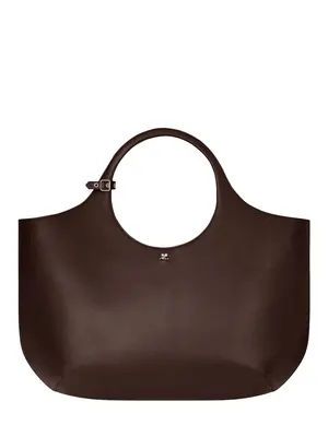 COURREGES Courrèges Maxi Holy Leather Bag Black