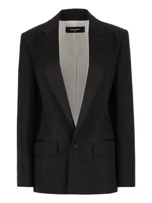 Dsquared2 Wool Blazer - Black