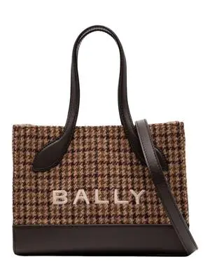 Bally Mini Bar Tote Bag - Brown