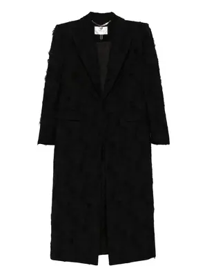 NISSA NISSA Fringed Long Coat