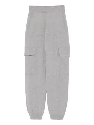 Peserico Fine-knit Track Pants - Grey