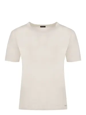 Kiton Knitted T-shirt - Neutrals