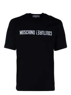 Moschino Logo-print T-shirt - Black