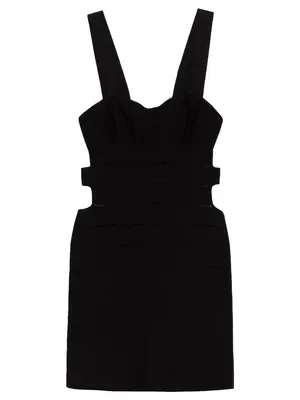 TOM FORD Intarsia Knit Mini Dress - Black