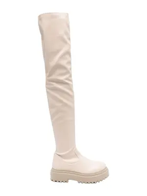LE SILLA Ranger Boots - Neutrals