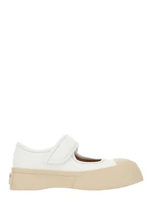 Marni Mary Jane Ballerinas - White