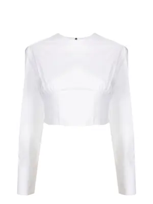 GLORIA COELHO Gloria Coelho Corset-Paneled T-Shirt