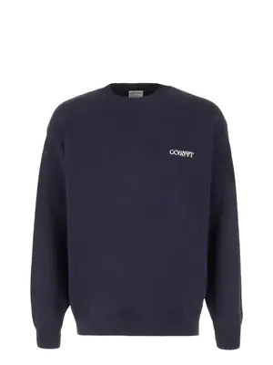 COUNTY OF MILAN Logo-embroidered Sweatshirt - Blue