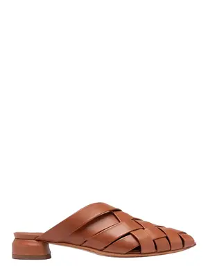 Officine Creative Leather Mules - Brown