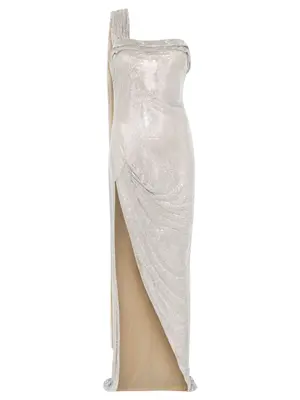 Giuseppe Di Morabito Crystal-embellished Gown - Neutrals