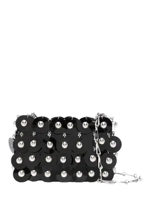 Rabanne Sparkle Shoulder Bag - Black