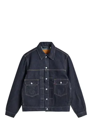 E BY END. Levis Type Ii Trucker Jacket - Dark Rinse