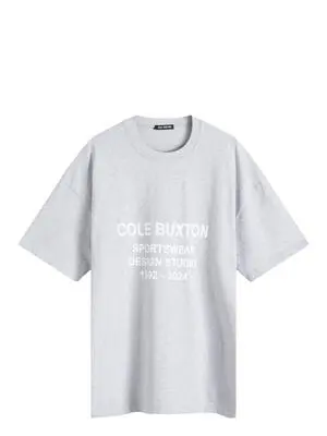 COLE BUXTON Design Studios T-shirt - Light Grey Marl