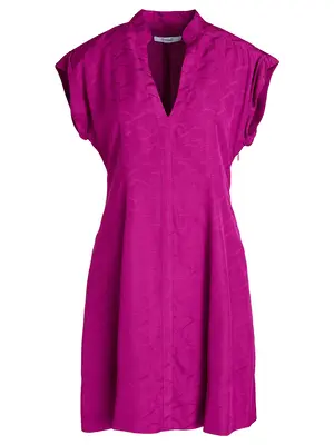 Derek Lam 10 Crosby Christina Mini Dress - Magenta
