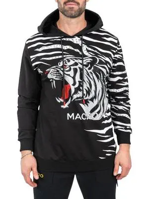 MACEOO Ziger Graphic Hoodie - Black