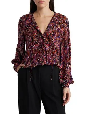 KOBI HALPERIN KOBI HALPERIN Roxanne Paisley Print Top