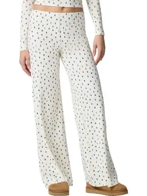 FLORENCE BY MILLS Florence By Mills Rib Print Pants Ivory/pine