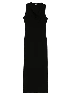 TOTEME Cowl-neck Maxi Dress - Black