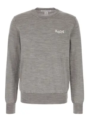 Comme Des Garçons Wool Sweater - Grey