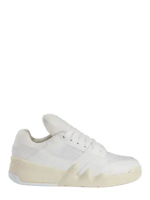 GIUSEPPE ZANOTTI Talon Leather Sneakers - White