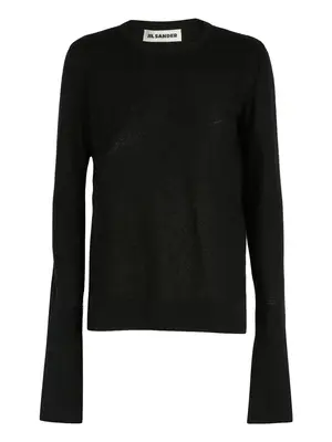 JIL SANDER Fine-knit Jumper - Black