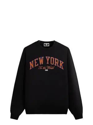 Kith X New York Knicks Vintage Nelson Crewneck Sweatshirt - Black