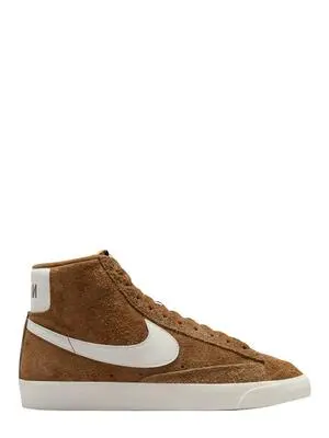Nike Blazer Mid '77 Premium Sneakers - Light British Tan/hyper Crimson/sail