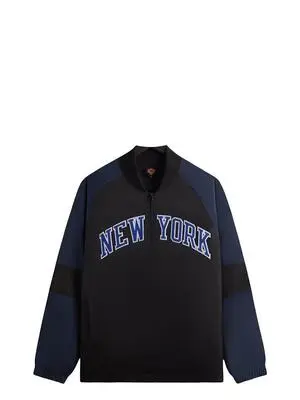 Kith X New York Knicks Ball Nylon Quarter Zip - Black