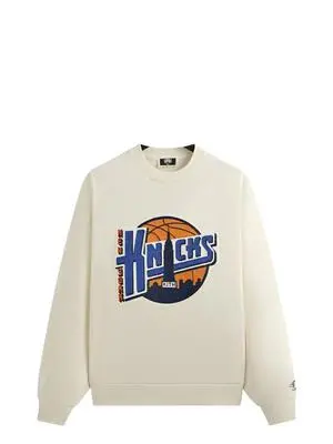 Kith X New York Knicks City Vintage Nelson Crewneck Sweatshirt - Sandrift