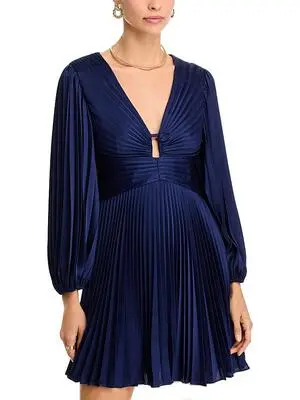 MILLY Julia Pleated Dress