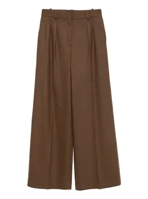 CIRCOLO 1901 Pleated Trousers - Brown