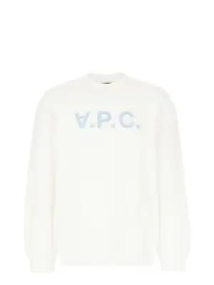 A.p.c. Logo-embroidered Sweatshirt - White