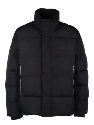 Armani Exchange Logo-patch Padded Jacket - Black