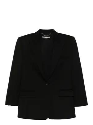 Stella McCartney Wool Twill Blazer - Black