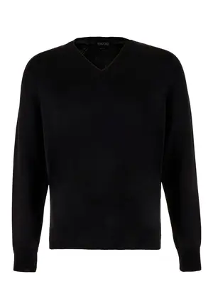 TOM FORD V-neck Jumper - Black