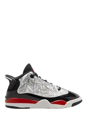 JORDAN Dub Zero - White/black/fire Red