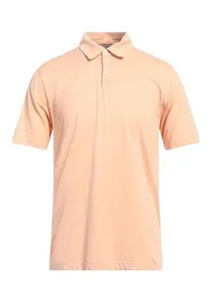 DANIELE FIESOLI Polo Shirt Apricot Size Cotton - Orange