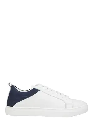 LIU •JO MAN Leather Low-top Sneakers - White