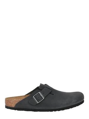 BIRKENSTOCK Leather Mules & Clogs Black