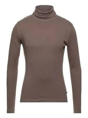 OXER Long Sleeve Turtleneck Top Brown