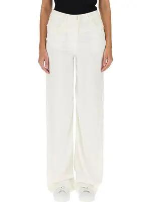 Givenchy Oversized Denim Jeans - White