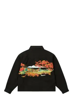 PALACE Utility Fleece Jacket - Black