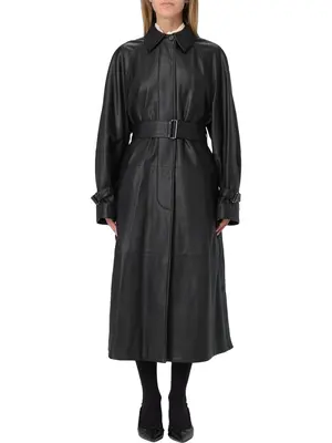 Max Mara Belted Coat - Black